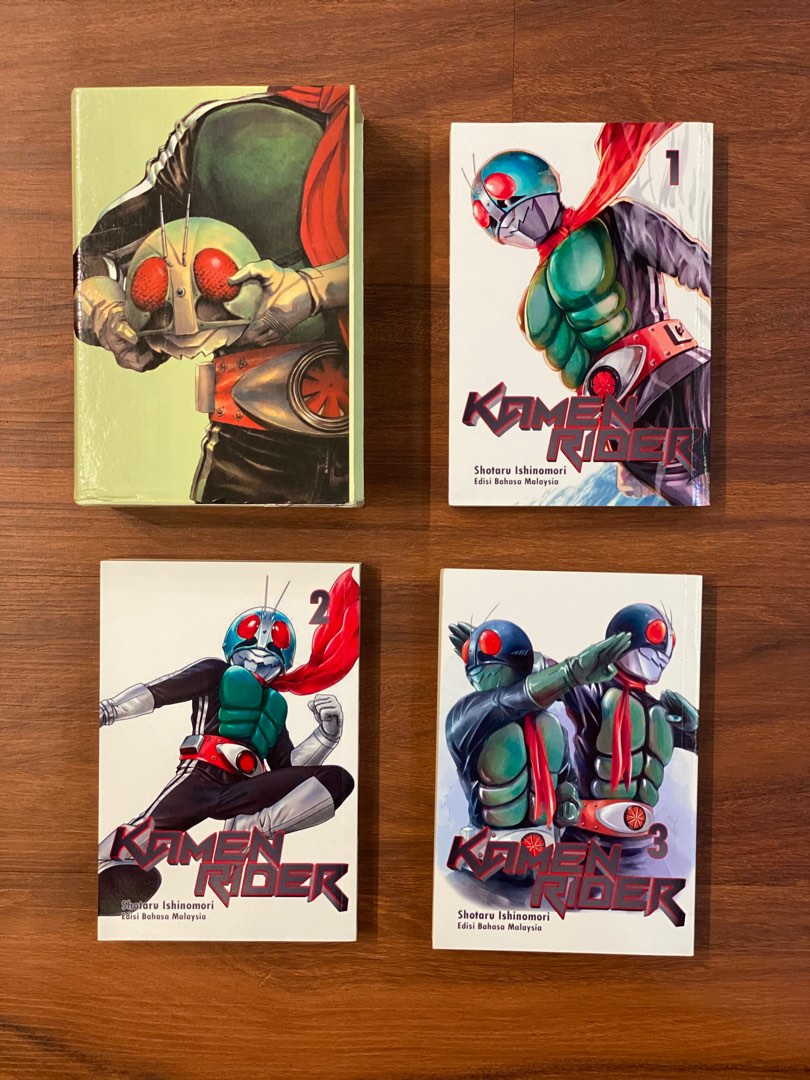 Kamen Rider Box Set 1-3 Full : Karya Shotaru Ishinomori, Hobbies & Toys ...