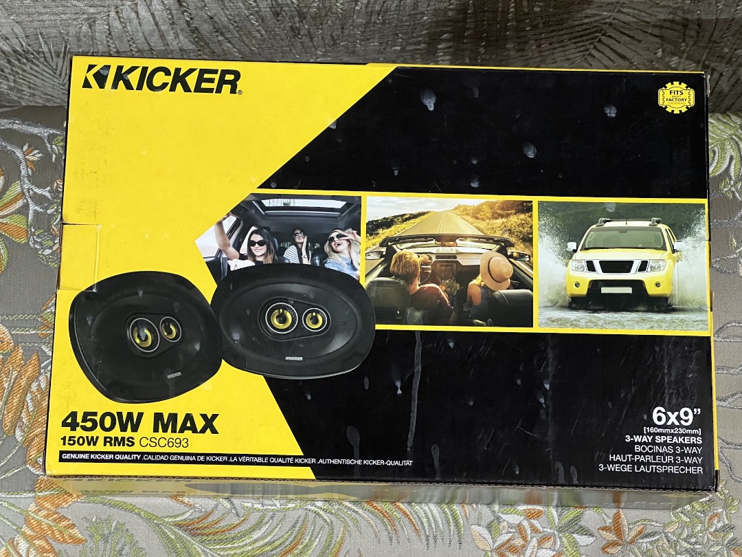 Kicker 46CSC6934 CS Series 6x9" 3-Way Car Speakers, Audio, Soundbars, Speakers & Amplifiers on ...