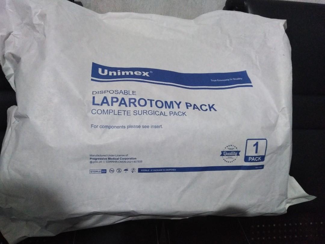 LAPAROTOMY pack, Health & Nutrition, Assistive & Rehabilatory Aids ...