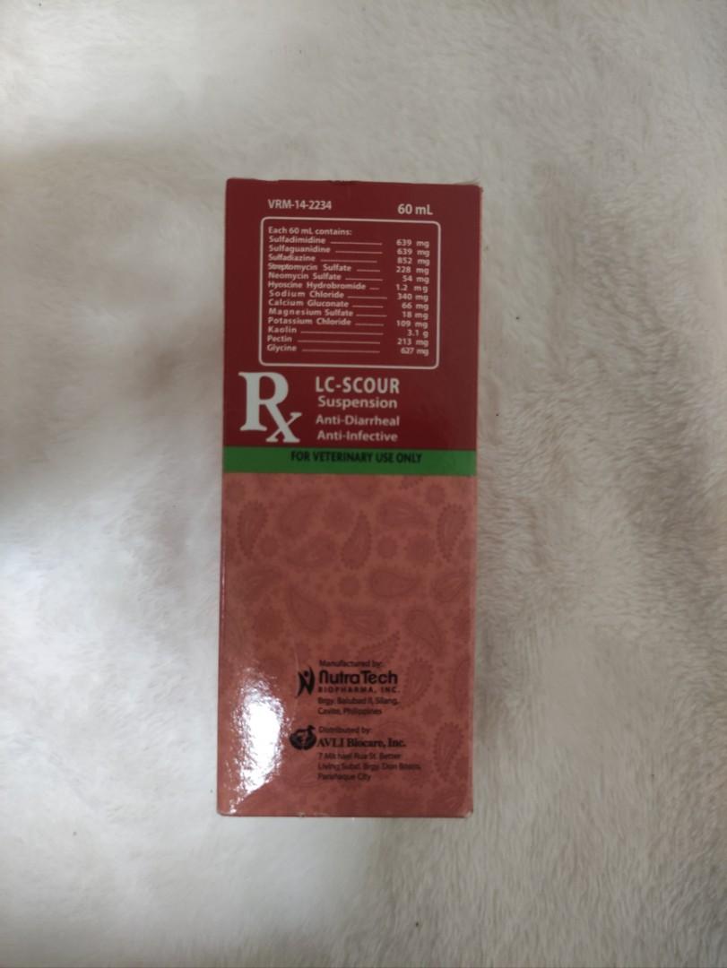 LC-SCOUR Suspension Anti-Diarrheal Anti-Infective, Pet Supplies, Health ...