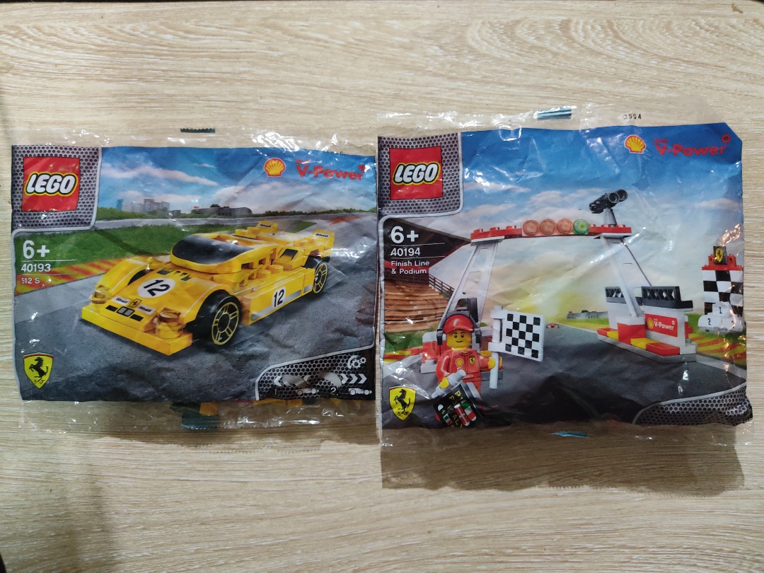 Lego Shell Ferrari Series (Collectible), Hobbies & Toys, Toys & Games ...