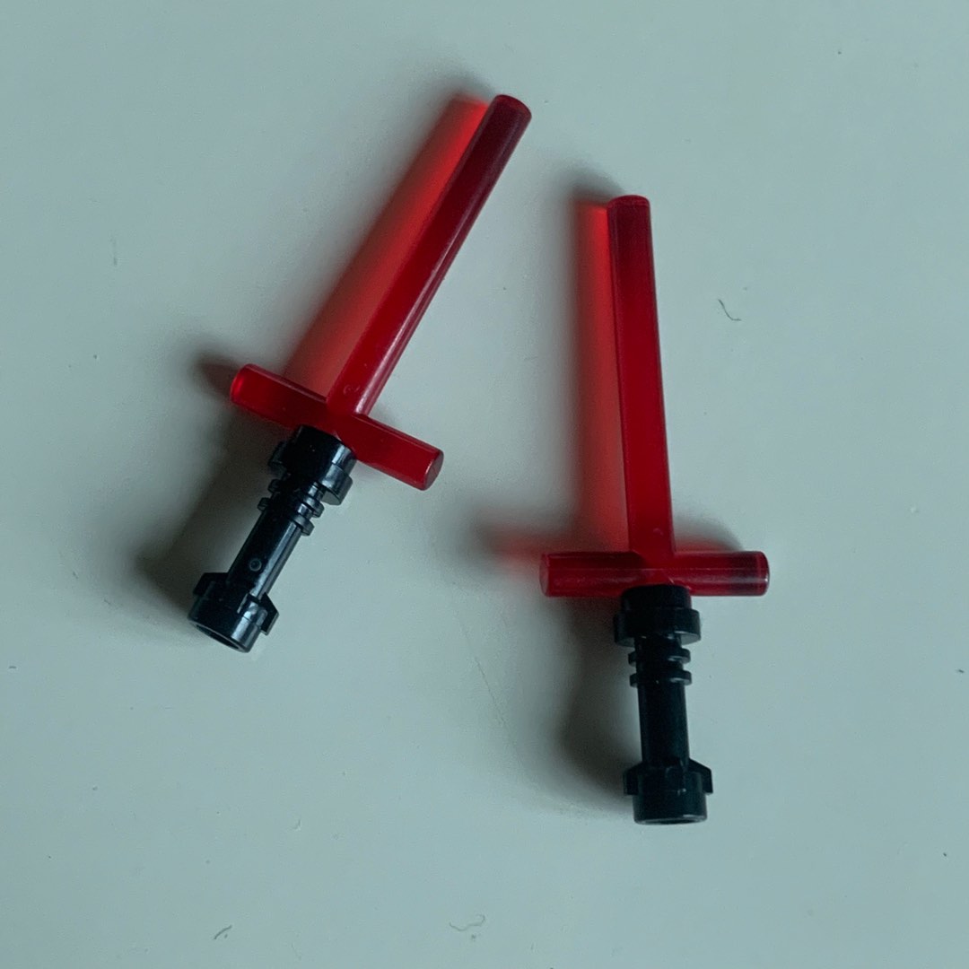 Lego Star Wars weapons Bar 4L / 2L Crossed (Lightsaber Blade) 75256, 興趣 ...