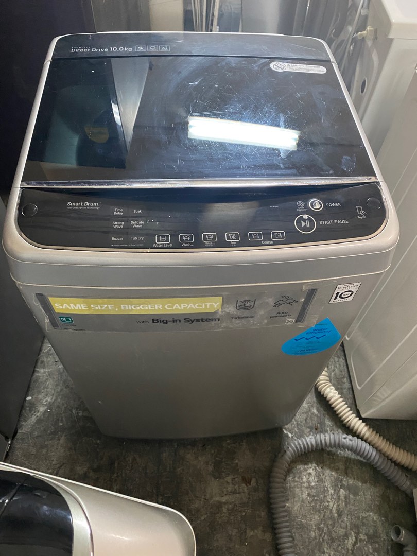 LG 10kg washing machine / washer, TV & Home Appliances, Washing ...