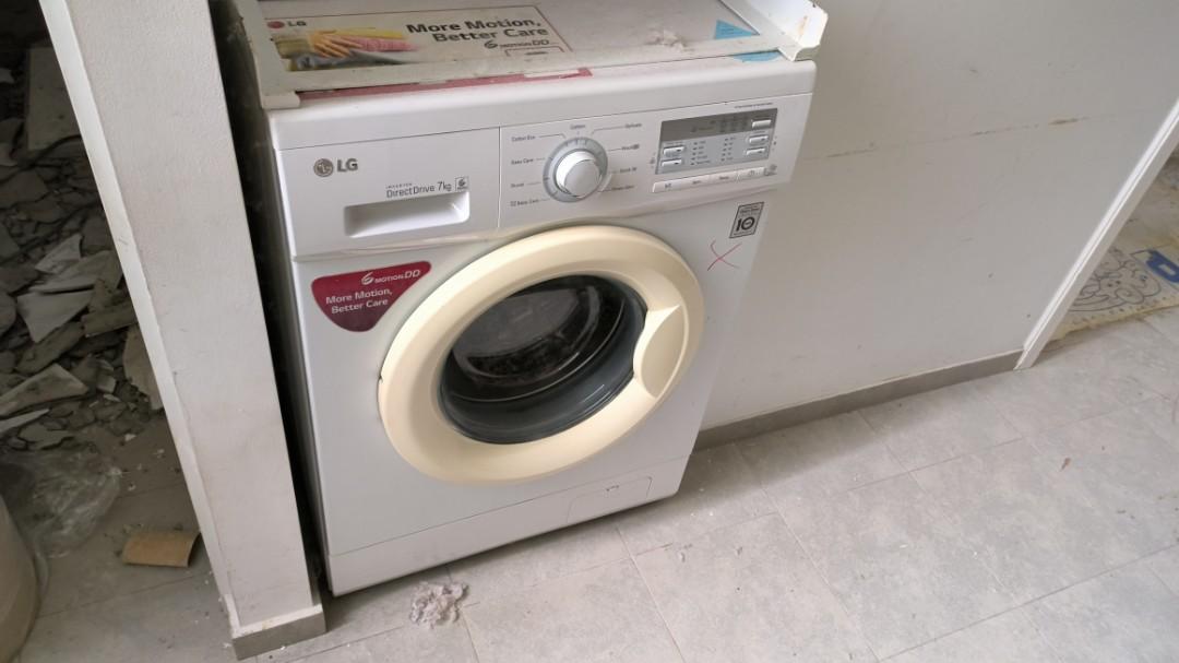 LG INVERTER DIRECTDRIVE 7 KG, TV & Home Appliances, Washing Machines ...
