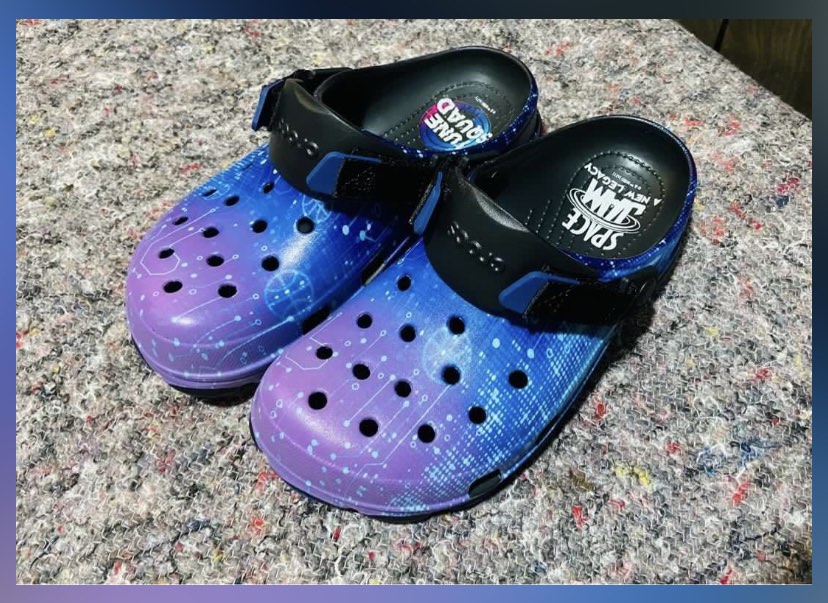 Limited Edition Crocs Space Jam, Women's Fashion, Footwear, Slippers ...
