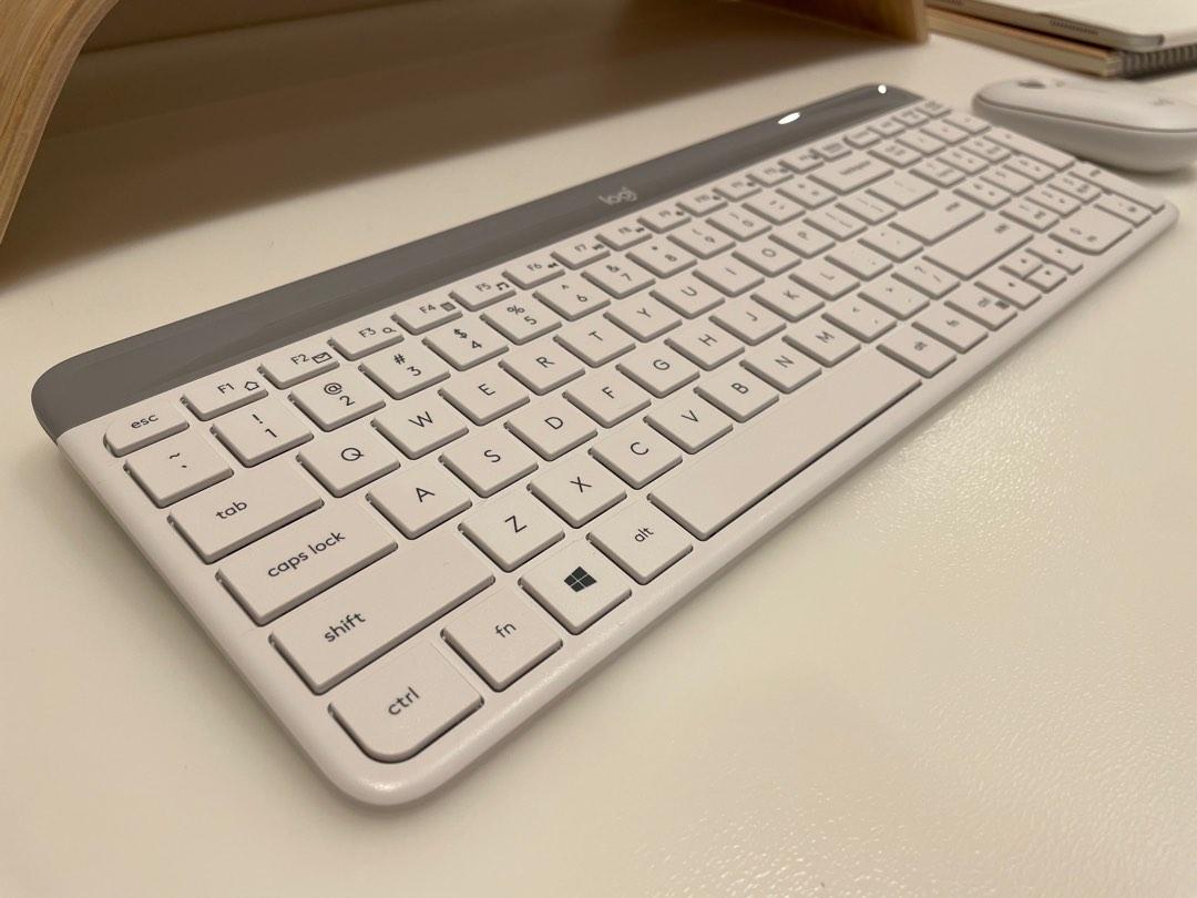 Logitech mk470 keyboard and mouse, 電腦＆科技, 電腦周邊及配件, 電腦鍵盤及相關產品 - Carousell