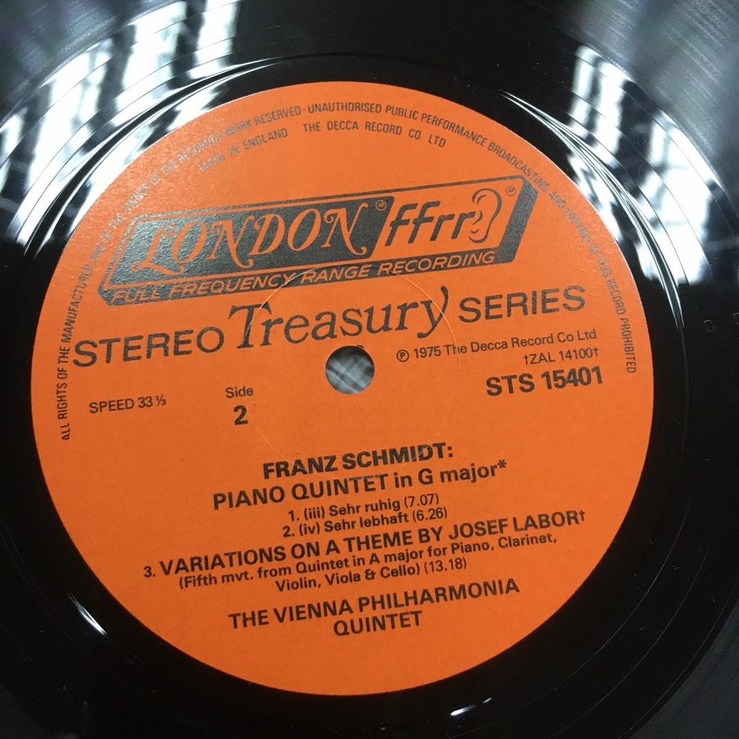 LP classical: (室樂 chamber music ) The Vienna Philharmonia Quintet ...