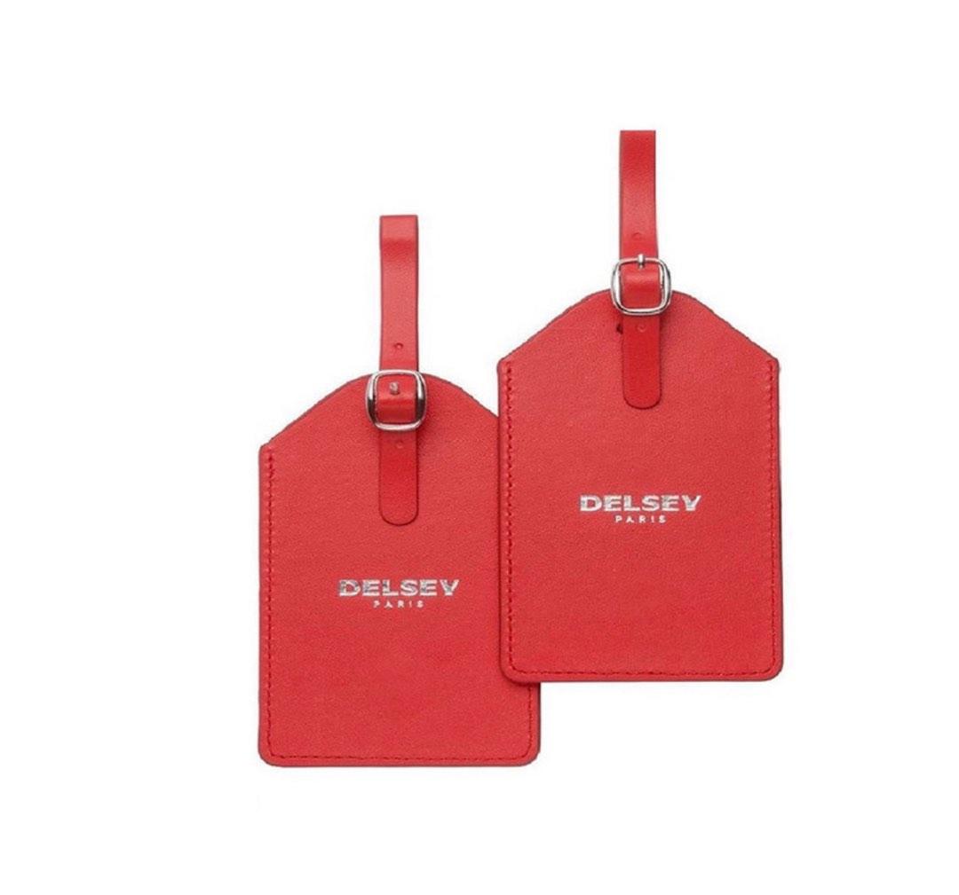 Luggage tag Delsey Paris, Hobbies & Toys, Travel, Luggage on Carousell