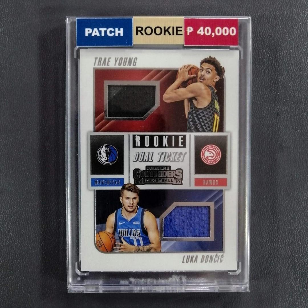 Luka Doncic Trae Young Rookie Patch Dual Ticket NBA Cards with Free ...