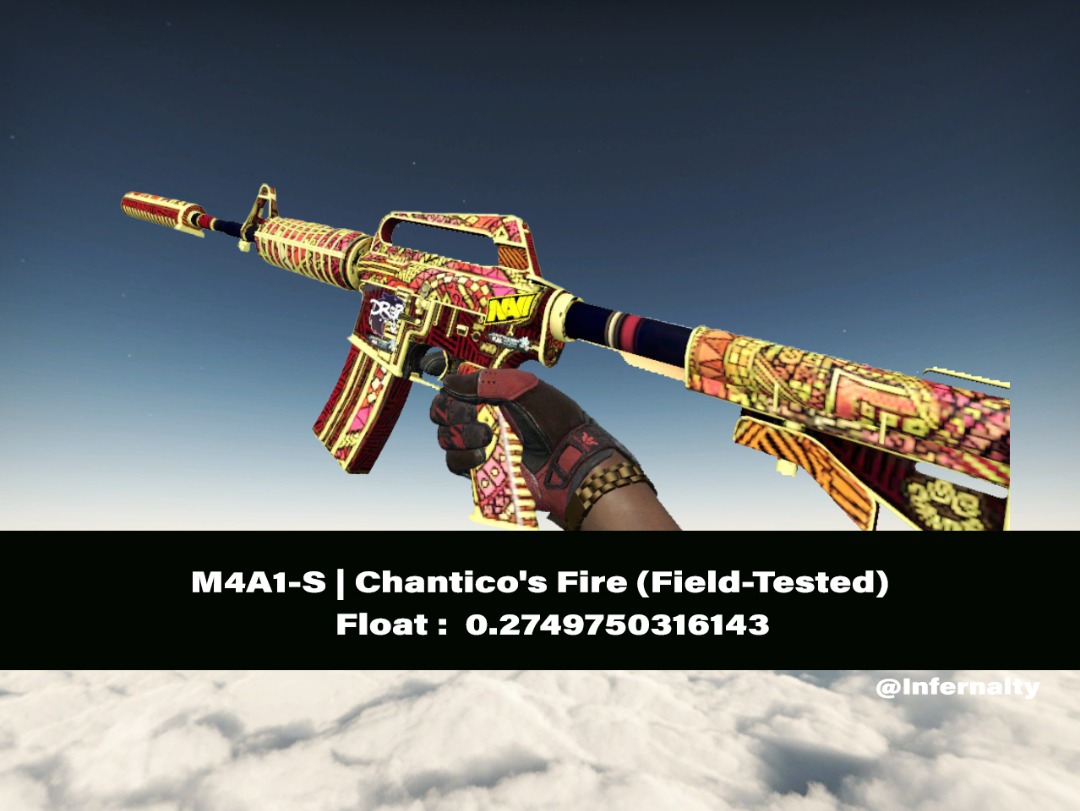 M4A1-S Chantico's Fire FT CSGO SKINS KNIVES, Video Gaming, Gaming ...