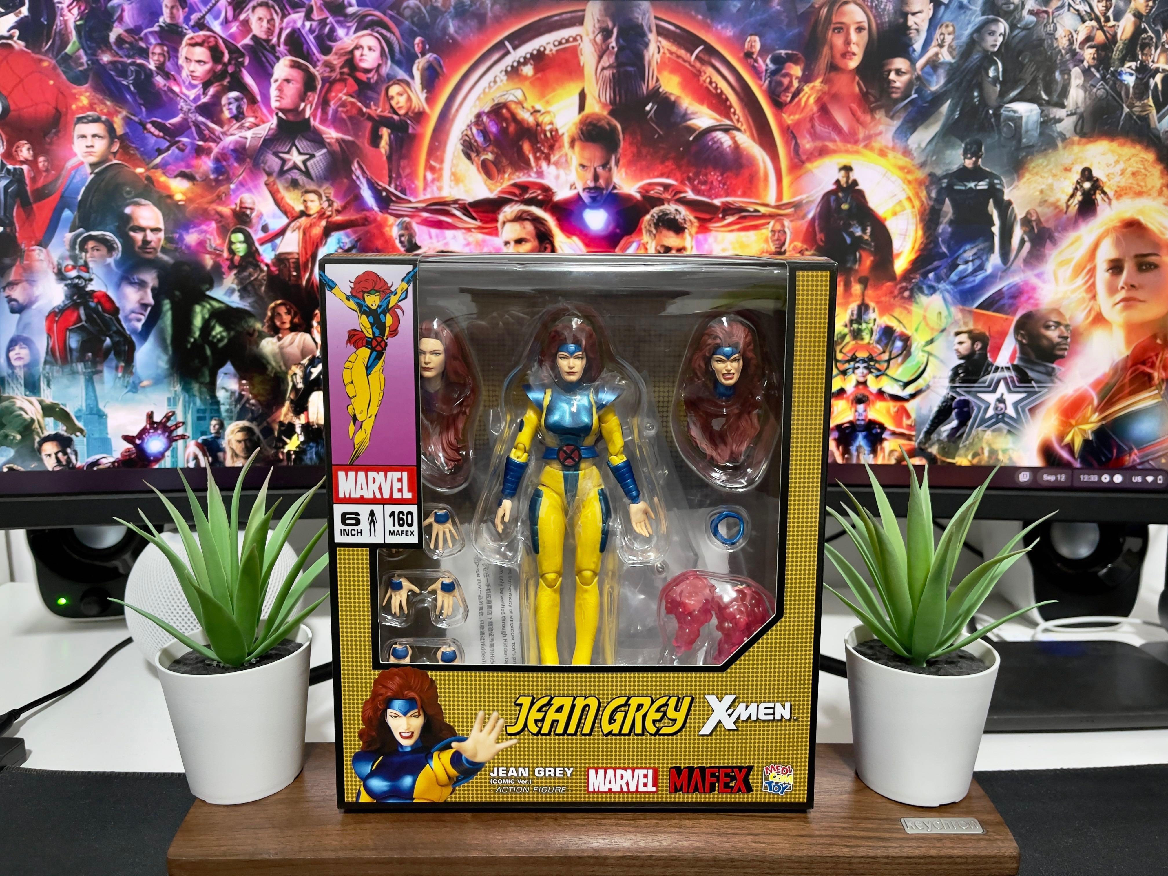 Mafex Gambit Comic Version No.131 & Mafex Wolverine No.096 & Mafex Jean ...
