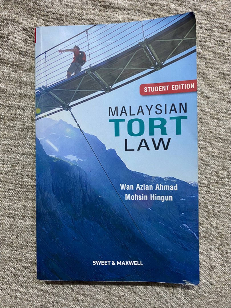 ORIGINAL PRINTING: MALAYSIAN TORT LAW - Wan Azlan, Hobbies & Toys ...