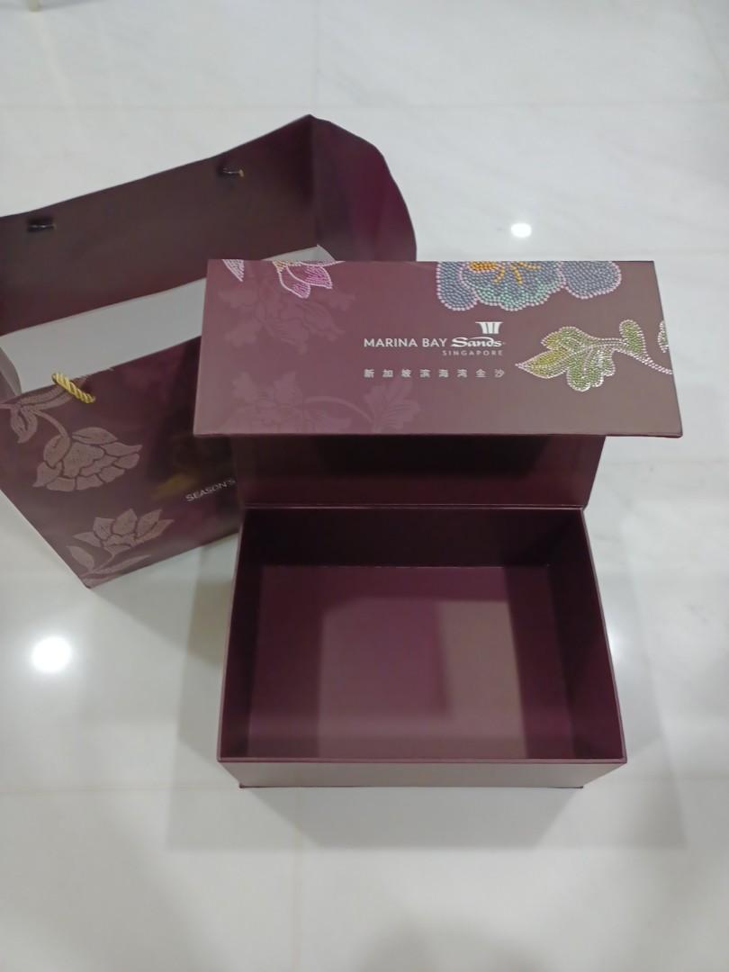 MBS Marina Bay Sands Peranakan Design Festive Box + Matching Paper Bag ...