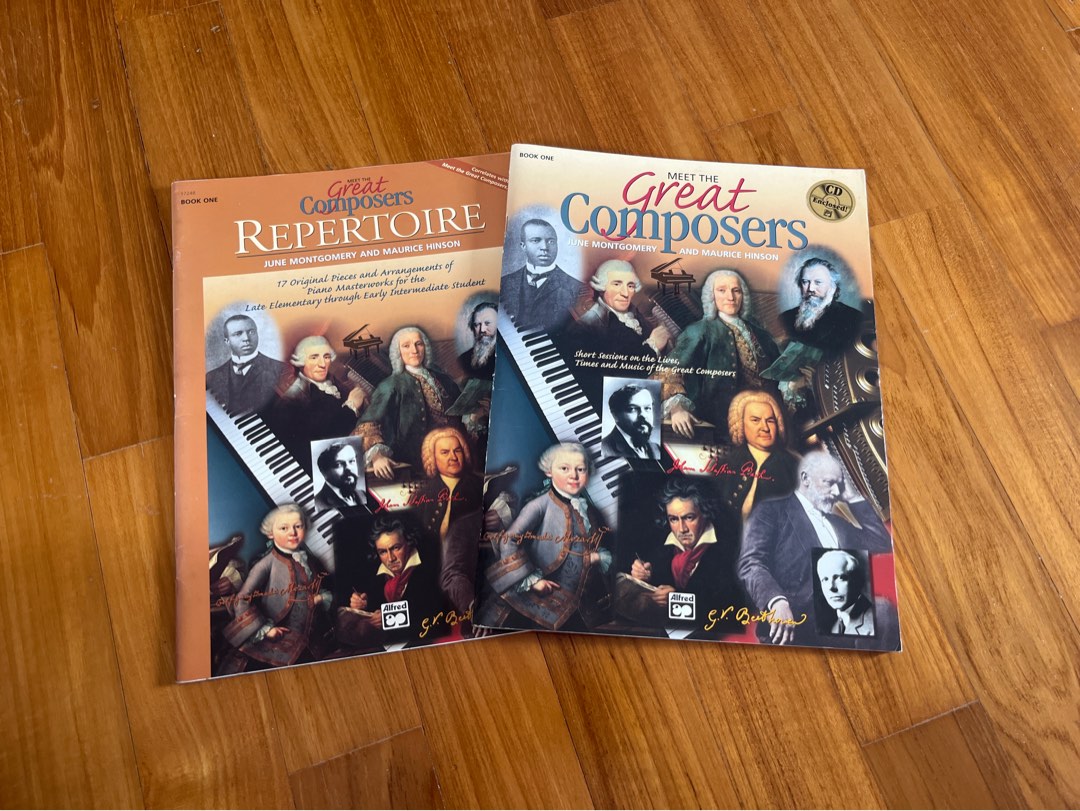Meet the Great Composers (Book 1) with Repertoire, Hobbies & Toys ...