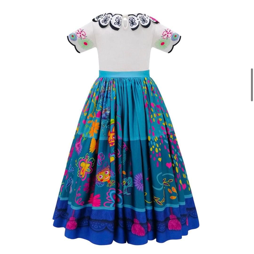 Mirabel/Encanto Full Costume, includes accessories, Hobbies & Toys ...