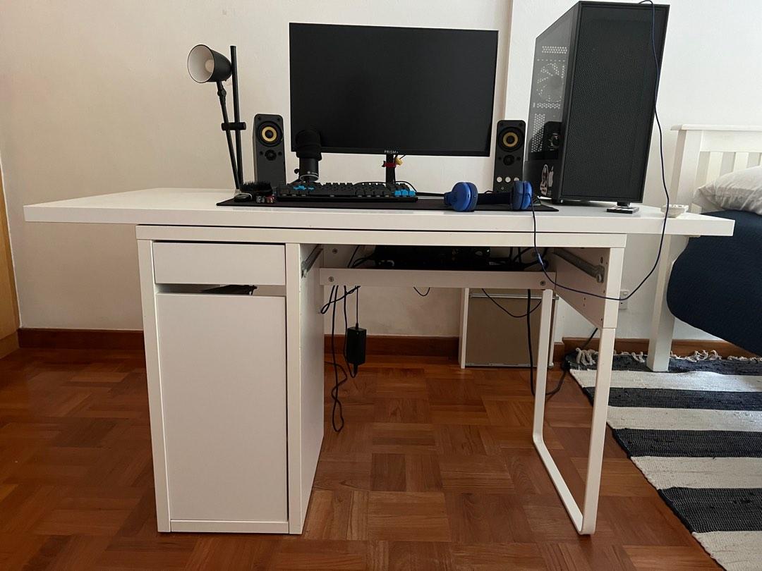 Modified ikea study table (desk only), Furniture & Home Living ...