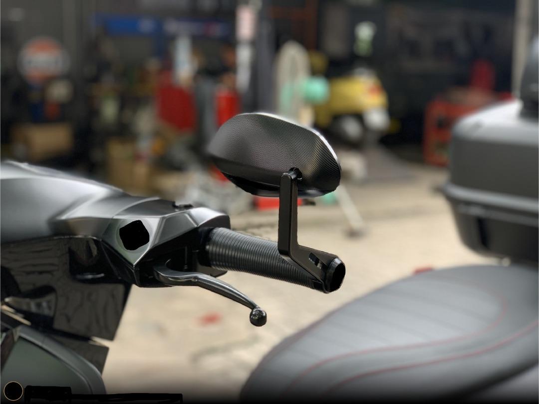 Moto Bully Singapore Lambretta V125 V200 Black Propeller Guard Bar End ...