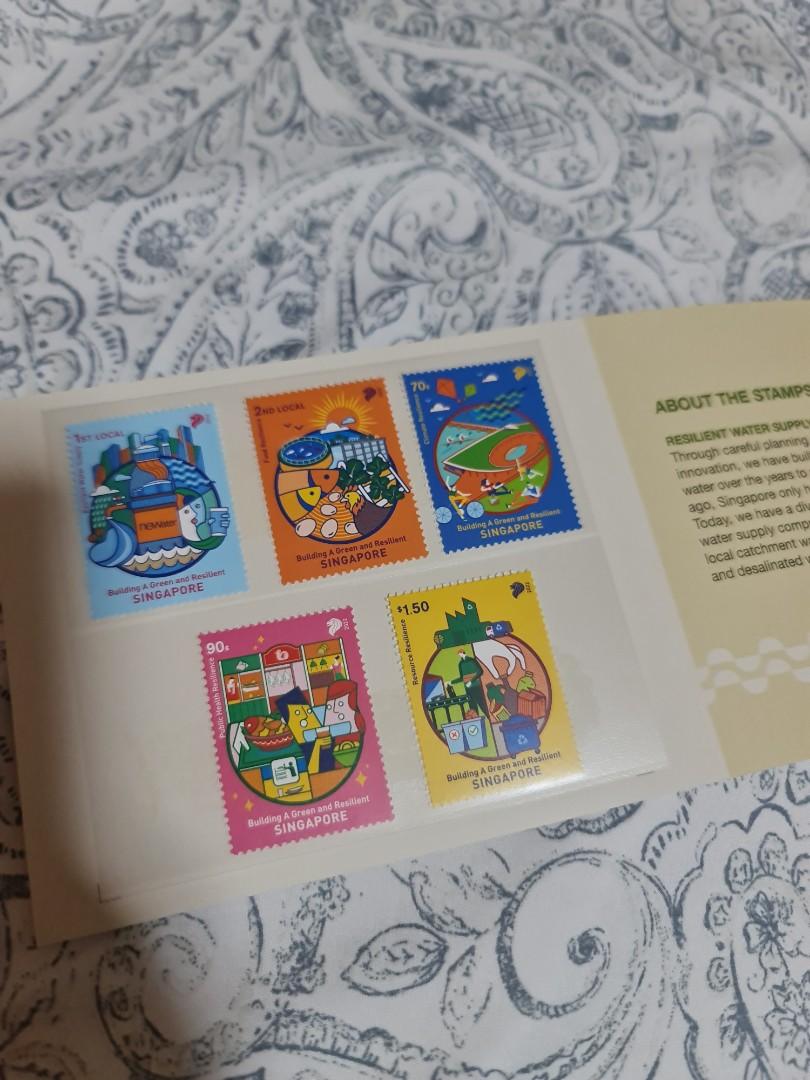 MSE Building A Green Resilient Singapore Stamp collection, Hobbies ...