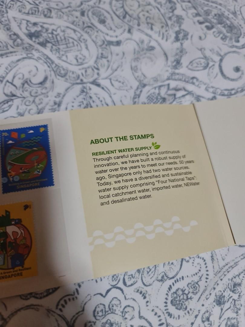 MSE Building A Green Resilient Singapore Stamp collection, Hobbies ...
