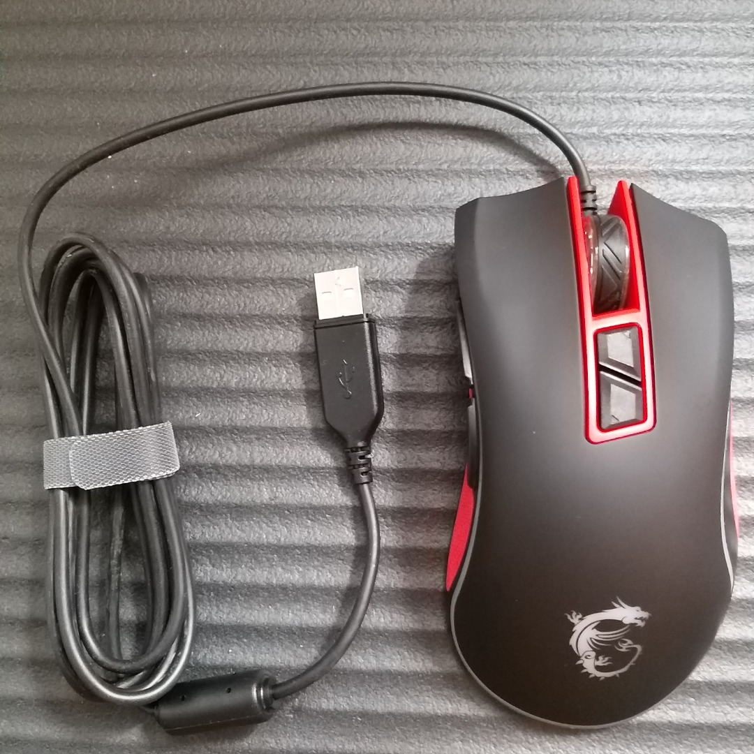 MSI M92 RGB Gaming Mouse 電競滑鼠, 電腦＆科技, 電腦周邊及配件, 電腦滑鼠及相關產品 - Carousell