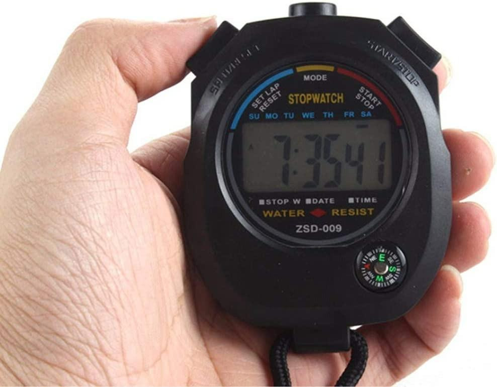 Multi-Function Electronic Digital Sport Stopwatch Timer, Large Display ...