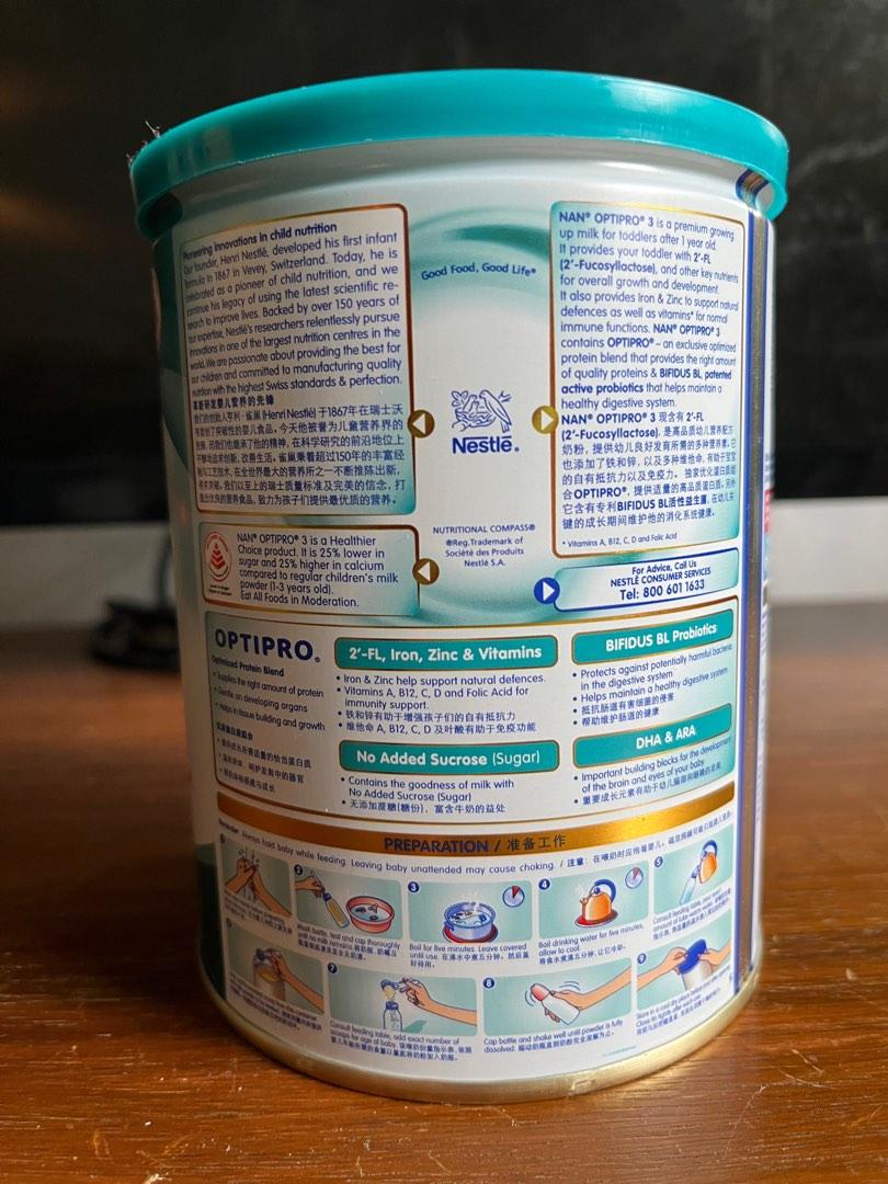 Nestle Nan Optipro 3 Formula Milk Powder, Babies & Kids, Nursing ...