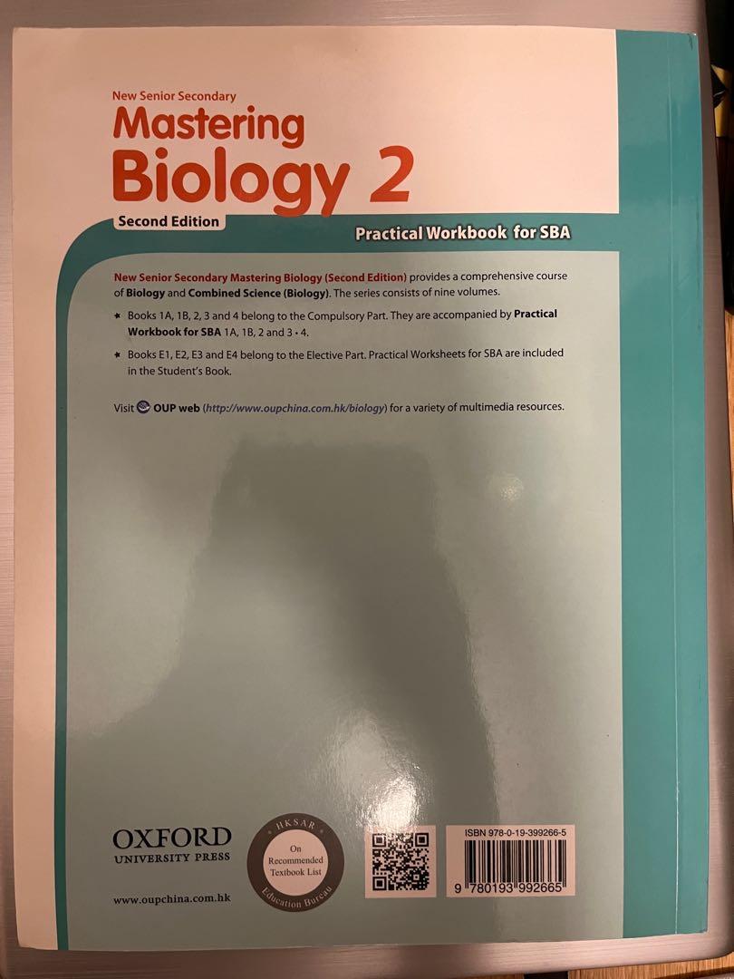 New Senior Secondary Mastering Biology 2 only, 興趣及遊戲, 書本 & 文具, 教科書 on ...