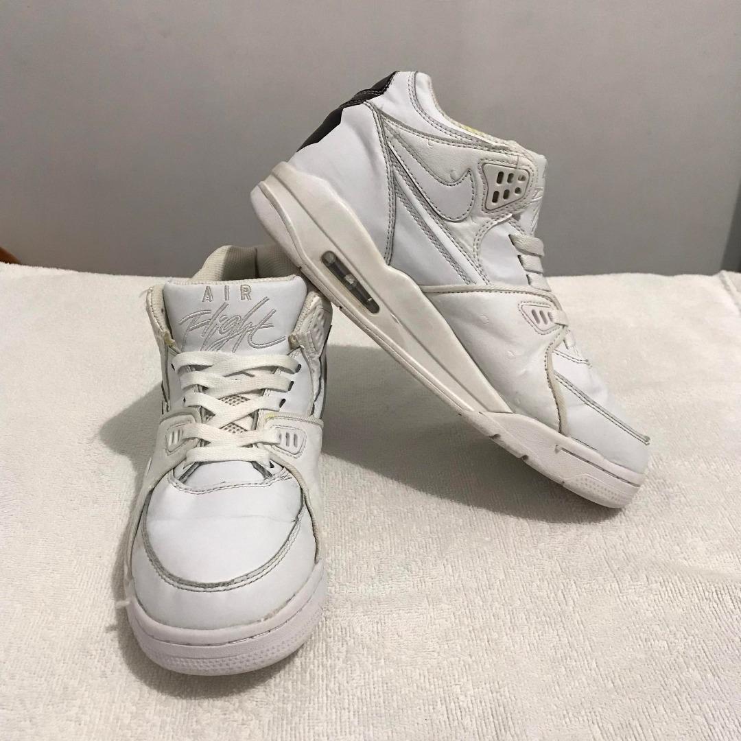 Nike Air Flight 89 Triple White, Men's Fashion, Footwear, Sneakers on ...