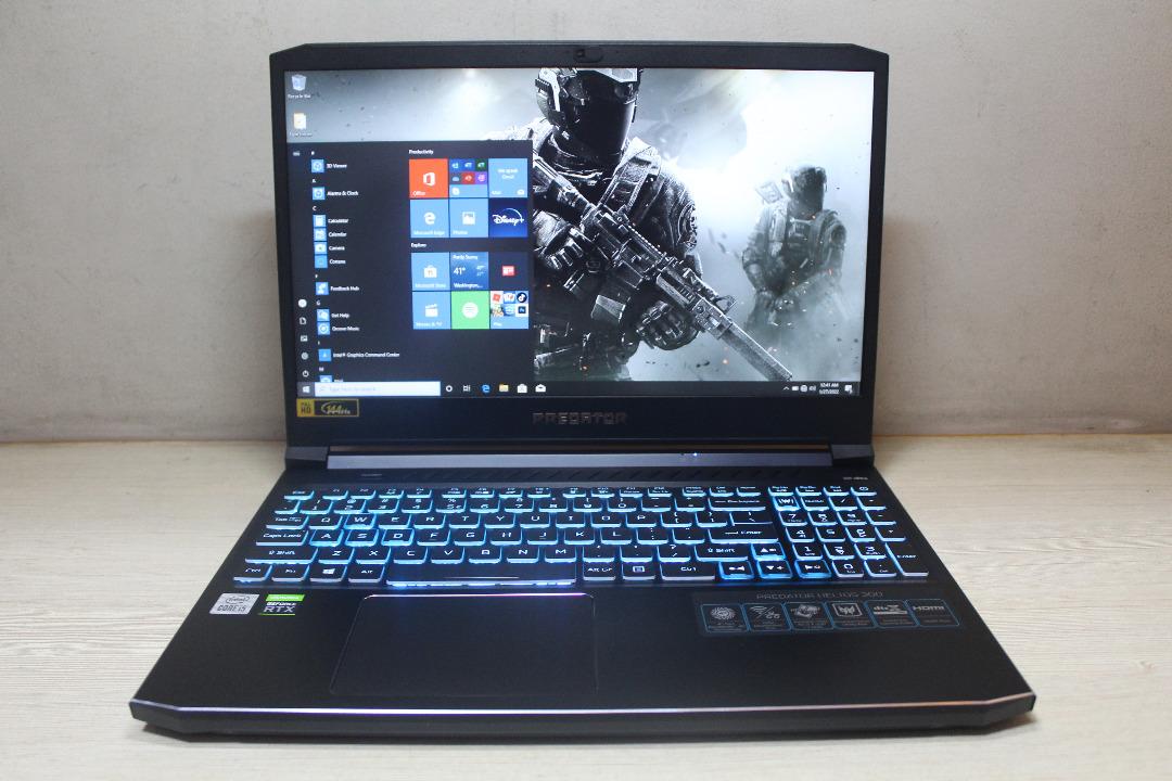 nvidia RTX3060 Acer predator helios 300 144Hz i5-10300H Ram 8gb ssd ...