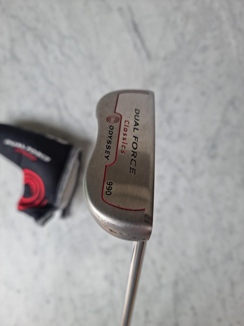 Odyssey Dual Force putter with cover, Sports Equipment, Sports & Games ...