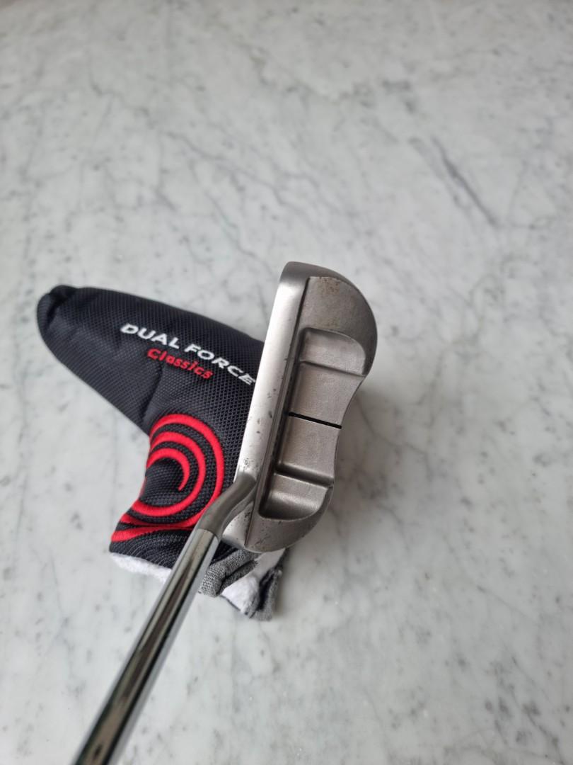 Odyssey Dual Force putter with cover, Sports Equipment, Sports & Games ...
