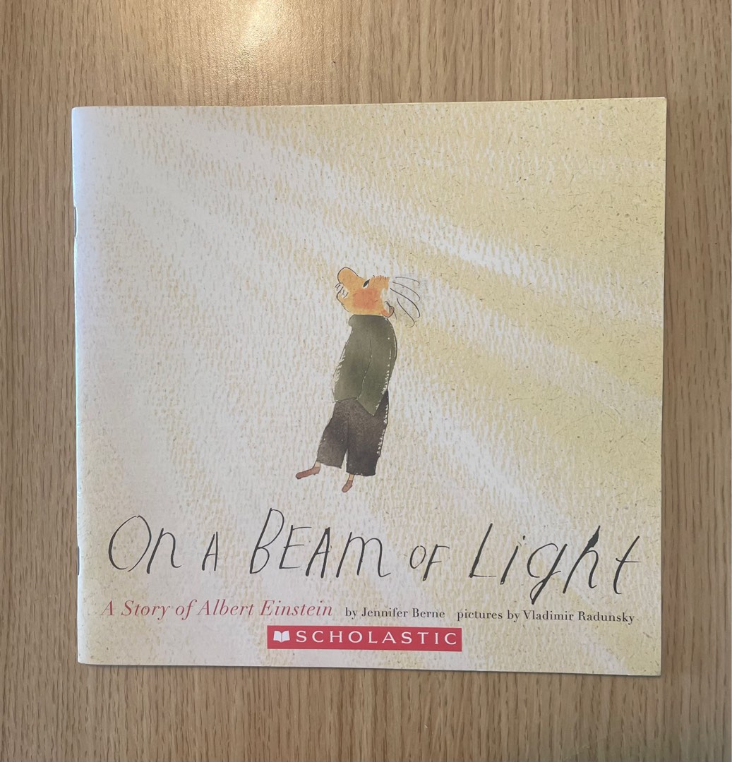 On a Beam of Light, a Story of Albert Einstein, Picture Book, 興趣及遊戲, 書本 ...