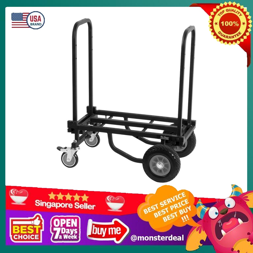 On-Stage UTC2200 Folding Multi-Cart/Hand Truck/Dolly with Expandable ...