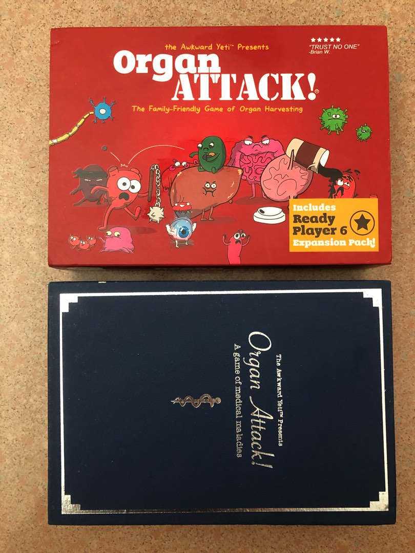 Organ Attack (Board Game), Hobbies & Toys, Toys & Games on Carousell
