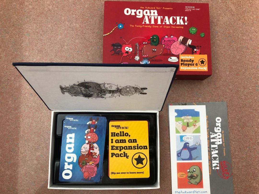 Organ Attack (Board Game), Hobbies & Toys, Toys & Games on Carousell