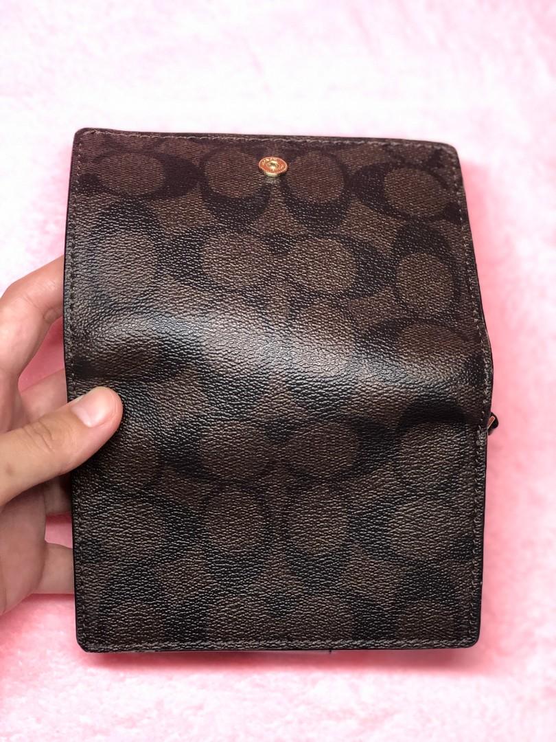 ORIGINAL Coach Bifold Mahogany, Women's Fashion, Bags & Wallets ...