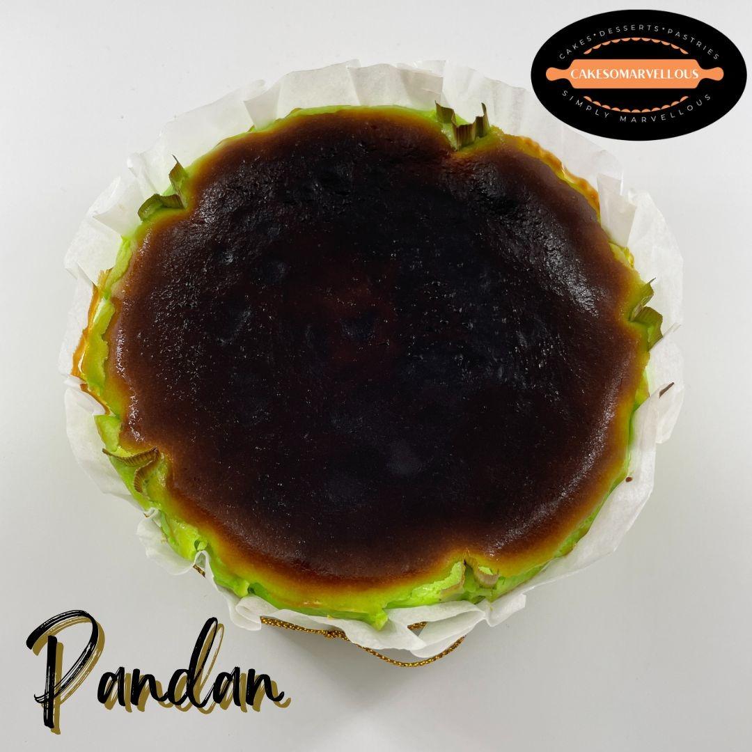 Pandan Basque Burnt Cheesecake [Cakesomarvellous], Food & Drinks ...