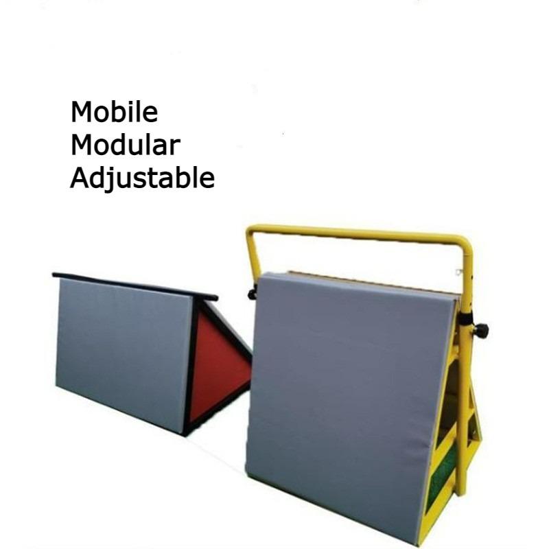 Parkour Ninja Warrior Obstacles Course Equipment Warp Wall Slanted ...