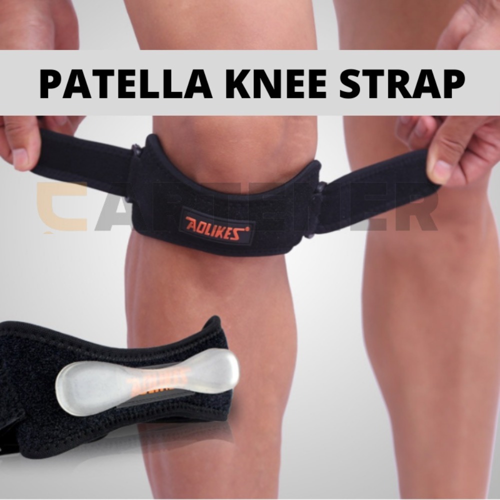 Patella Knee Guard Support with Adjustable Silicon Band for Injury ...