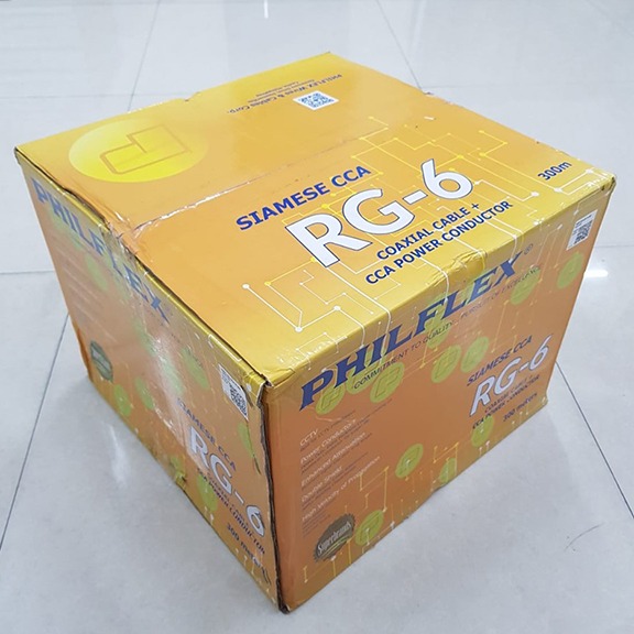 Philflex RG6 Siamese Cable, Furniture & Home Living, Security & Locks ...