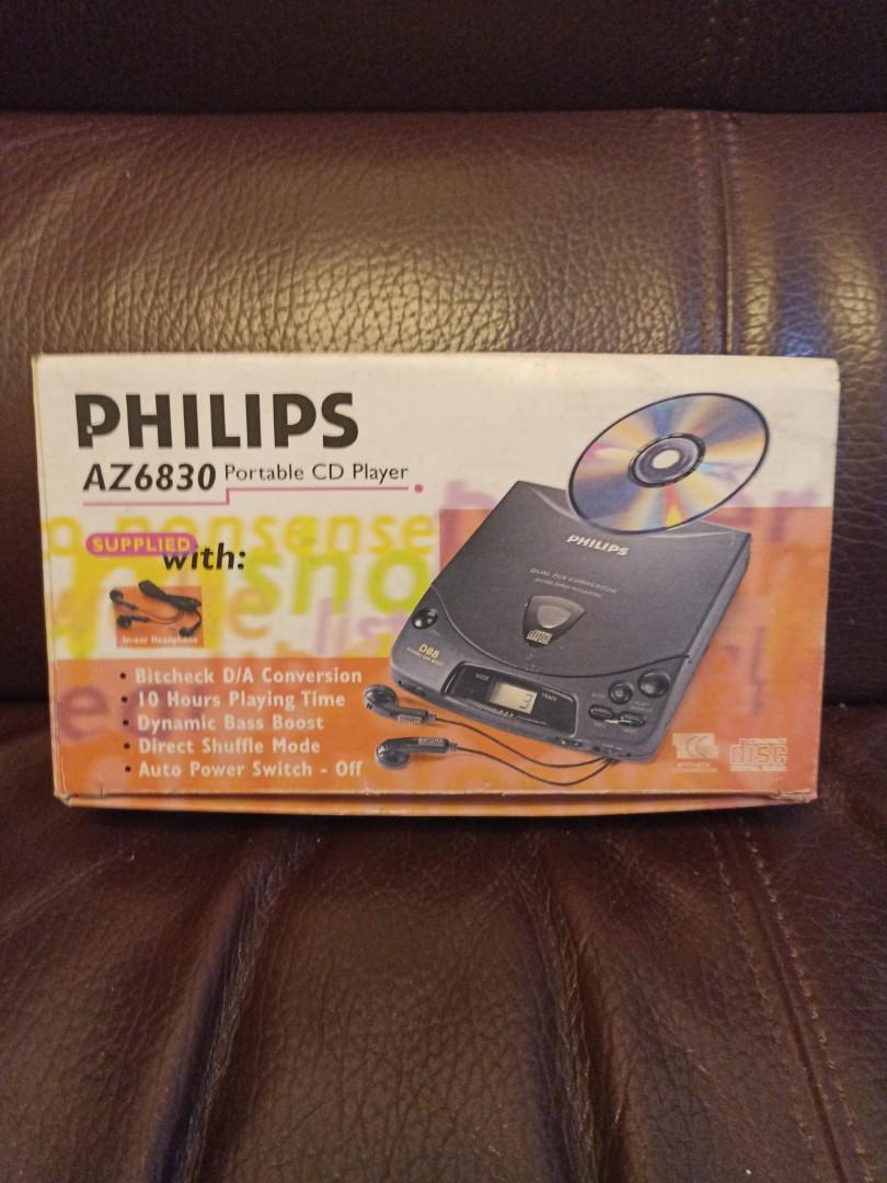 philips az6830 portable cd player, 興趣及遊戲, 收藏品及紀念品, 古董收藏 - Carousell