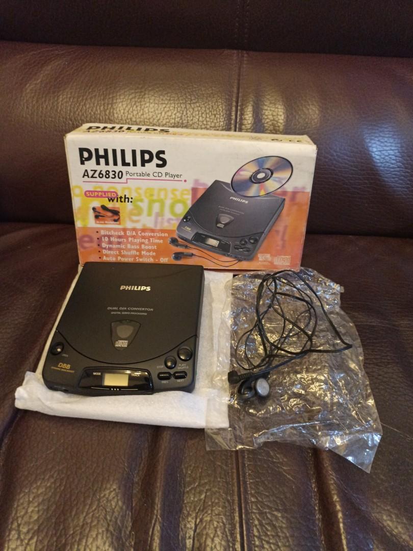 philips az6830 portable cd player, 興趣及遊戲, 收藏品及紀念品, 古董收藏 - Carousell
