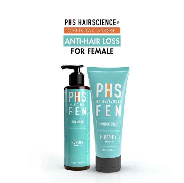 PHS Hairscience FEM shampoo+conditioner set 200ml, Beauty & Personal ...