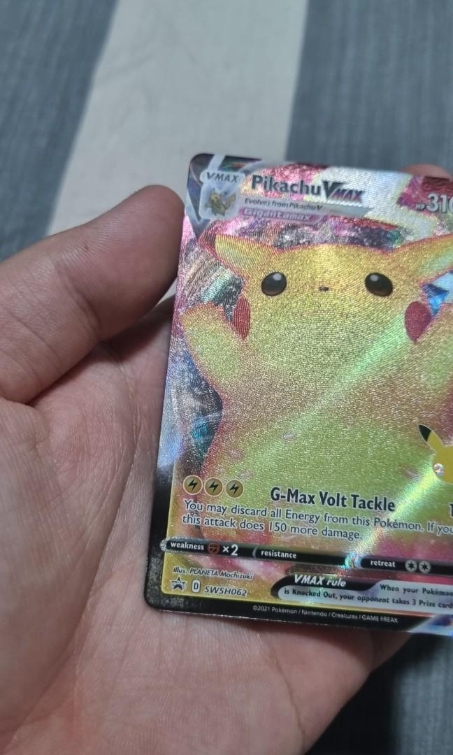 Pikachu VMax| Pokemon TCG | 25th Anniversary | Celebrations| Pokemon ...