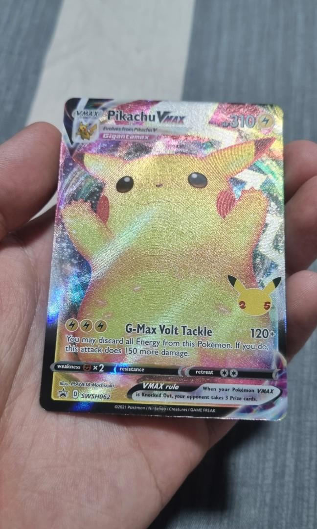 Pikachu VMax| Pokemon TCG | 25th Anniversary | Celebrations| Pokemon ...