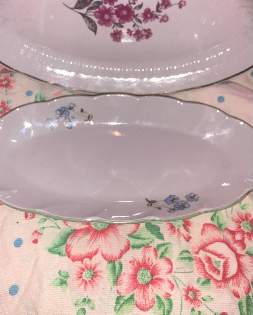 Piring lodor rusia porcelain, Antik, Pajangan di Carousell