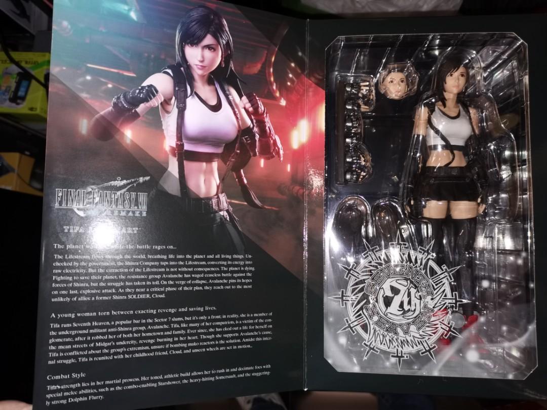 Play Arts Kai Final Fantasy VII Remake Tifa Lockhart Action Figure, Hobbies & Toys, Toys & Games ...