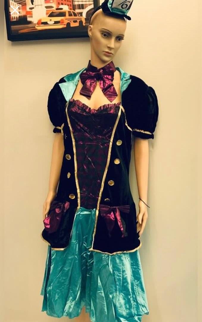 Plus size Costume/Miss Mad Hatter/Adult/2XL/Imported, Women's Fashion ...