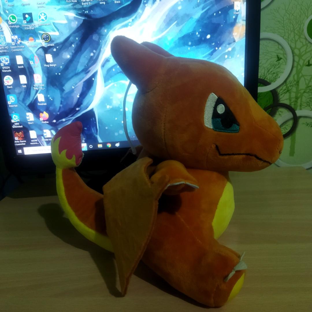 Pokemon Charizard plush toy, Hobbies & Toys, Toys & Games on Carousell