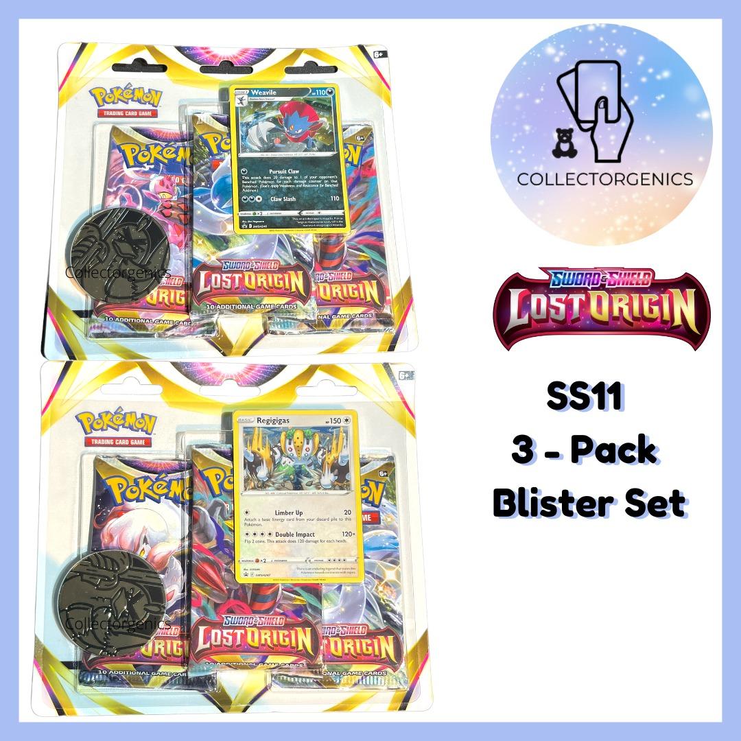 Pokemon TCG: 3-Pack Blister SS11 Lost Origin ready stocks, Hobbies ...